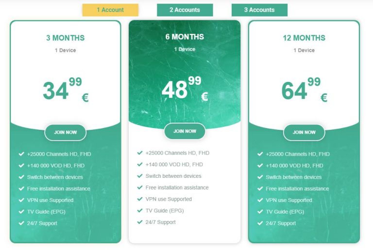 IPTV Unity - Stream 25,000 Live TV Channels for €34.99 - IPTV Tester