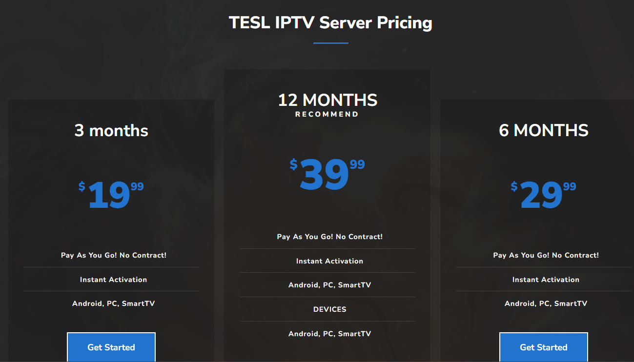 Tesla IPTV - Watch 10K Live TV Channels and 1000+ VODs - IPTV Tester